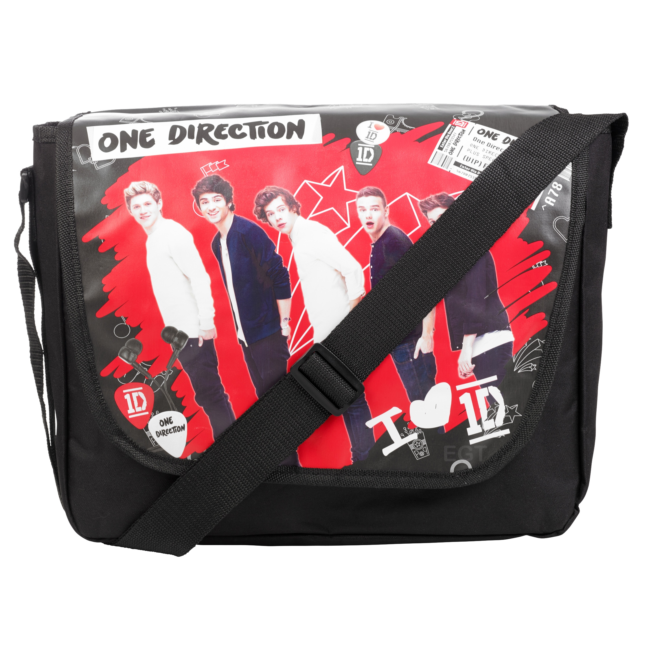One Direction Bandolera Bolso Mochila 1D 100% Mercancía Genuina NUEVO ...