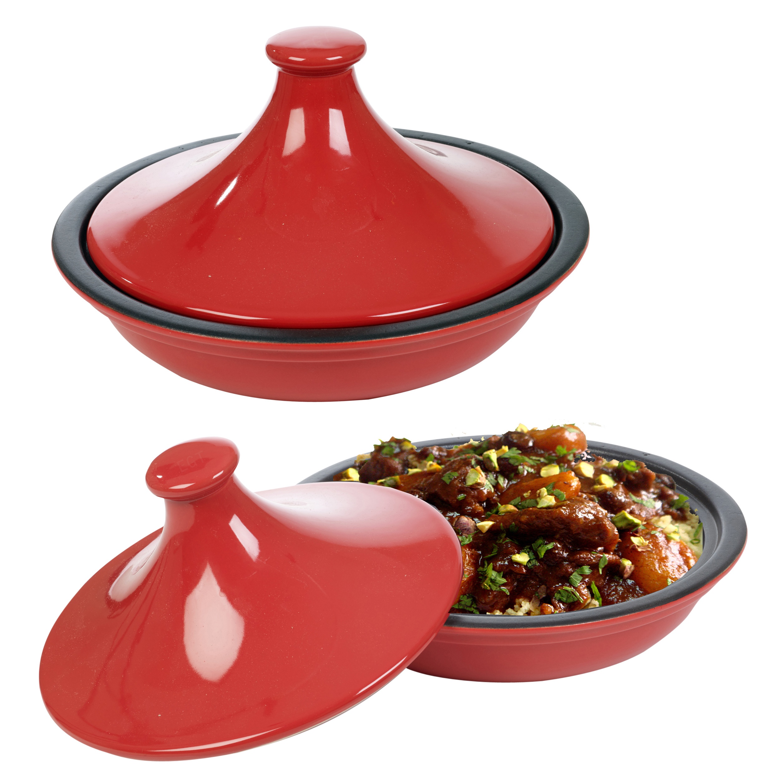 Bugatti Home Tajine Stoneware Moroccan Cooking Pot Tagine Serving Dish ...
