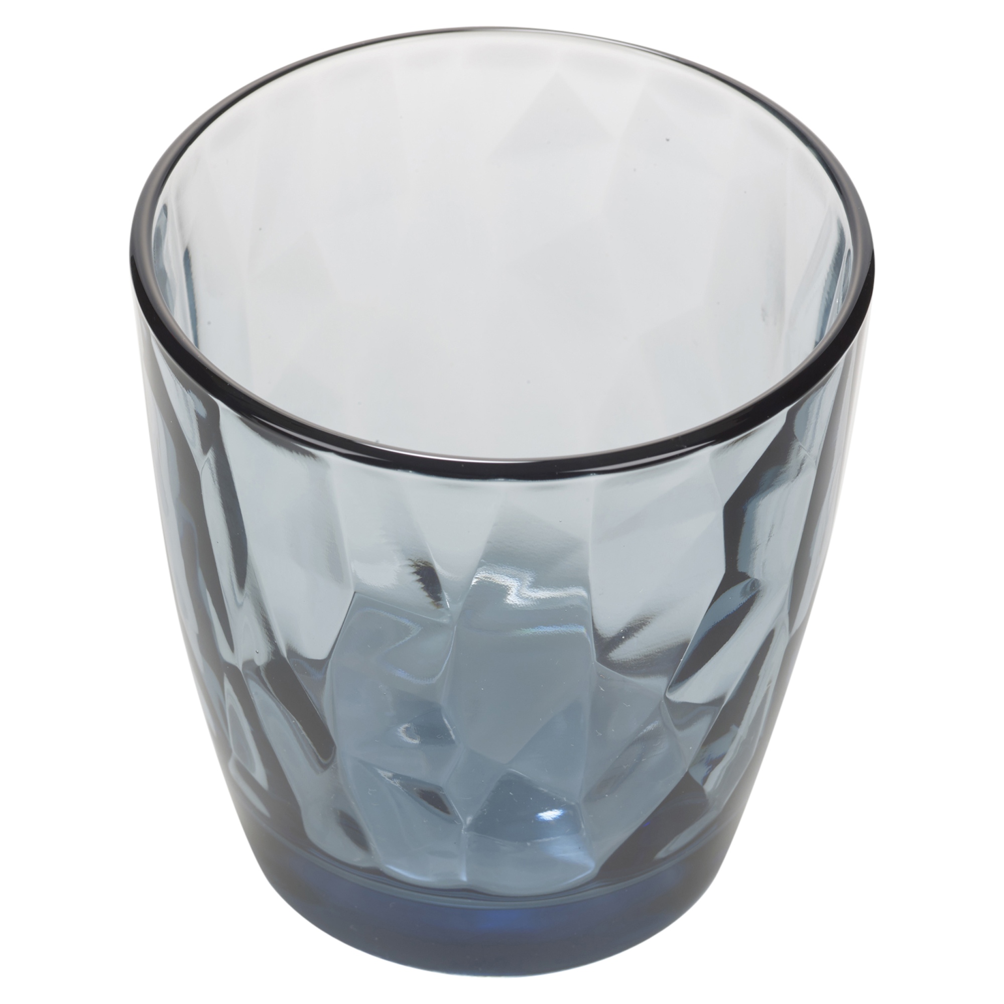 Bormioli Rocco Blue Diamond Glass Tumbler Glasses Drinking Cups ...
