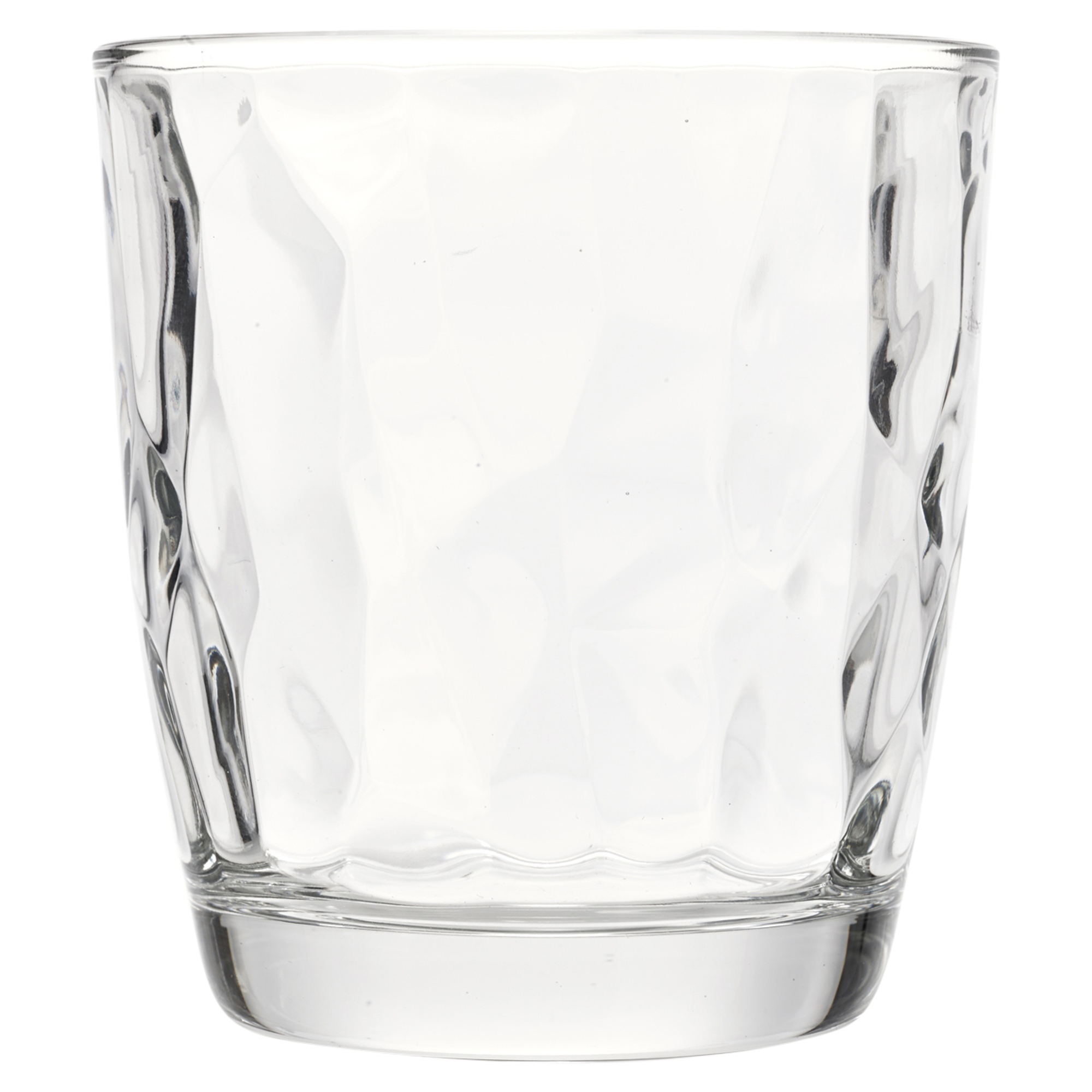 6 x Bormioli Rocco Diamond Glass Tumbler Glasses Drinking Cups Whisky ...