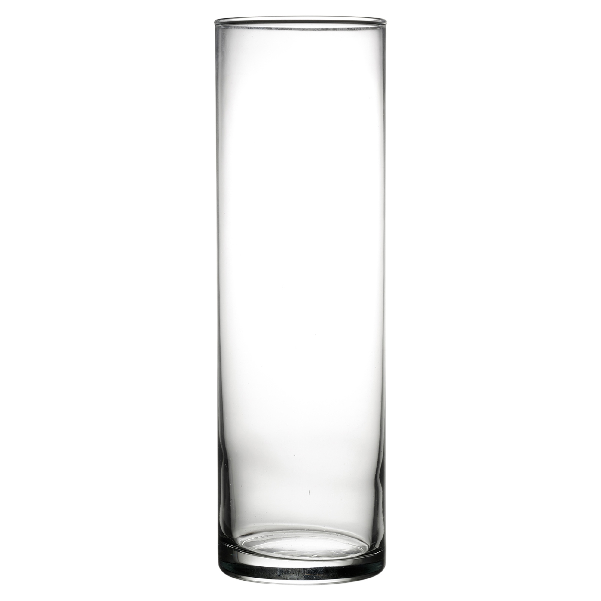 Pasabahce 30cm Decorative Tall Clear Glass Straight Vase Flower Wedding ...