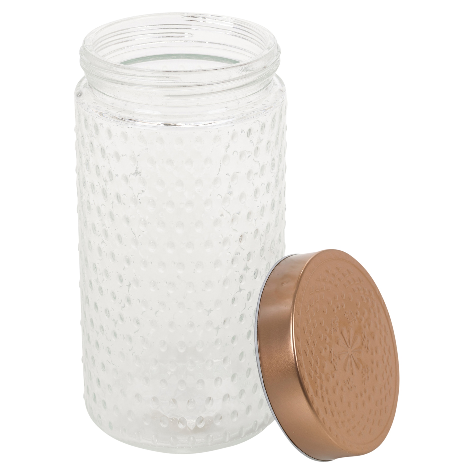 Hermetic Air Tight Preserve Jars Glass Copper Lid Food Storage ...