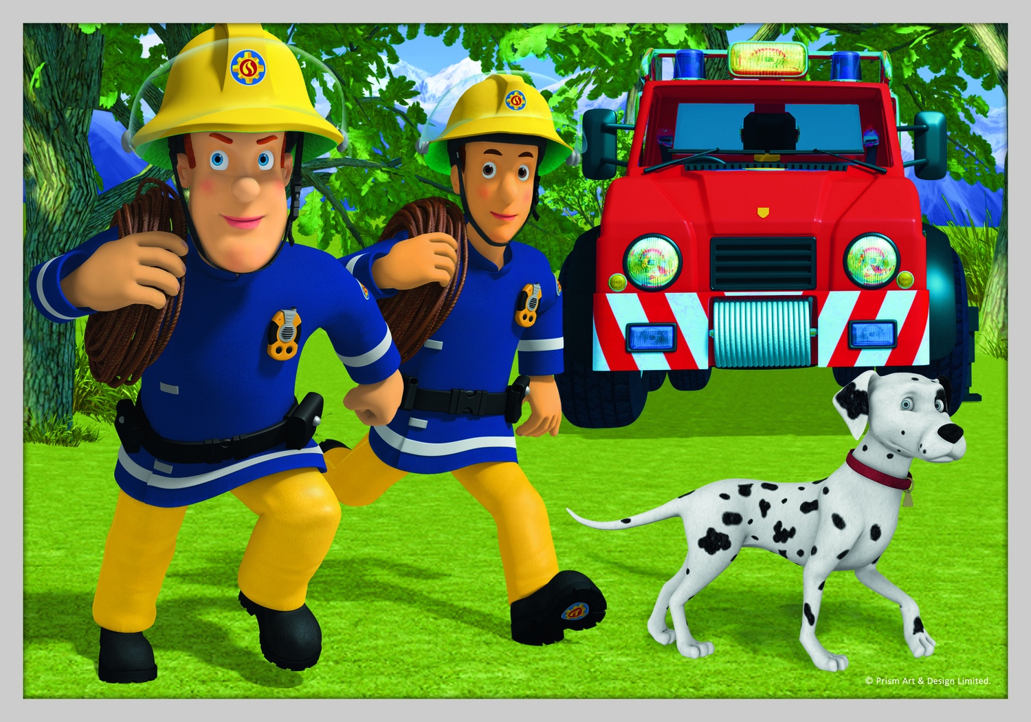 Trefl 10 In 1 20, 35 And 48 Piece Fireman Sam Rescue Team Floor Jigsaw ...