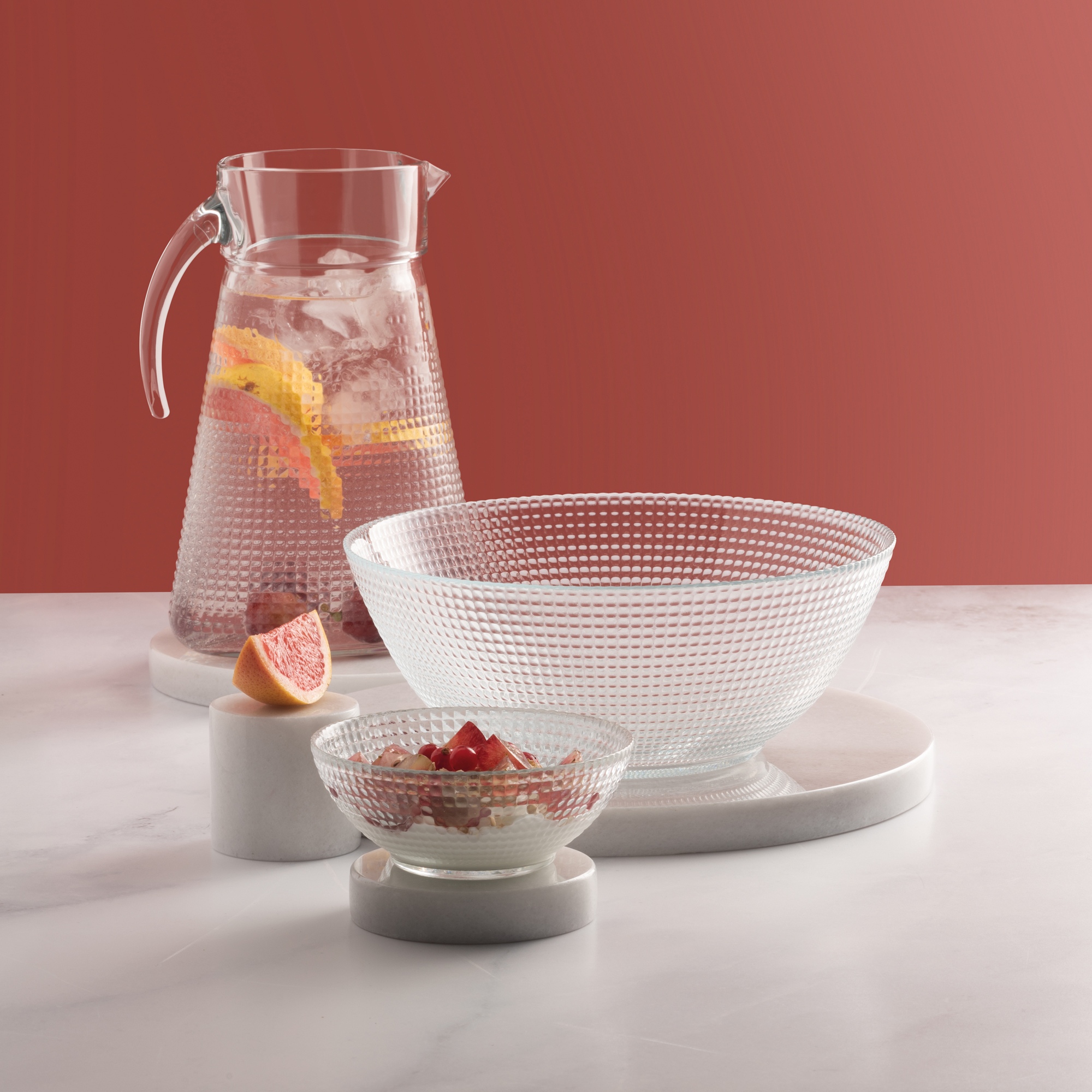 Pasabahce Generation Tempered Glass Round Salad Bowl Vegetable Serving Display Ebay